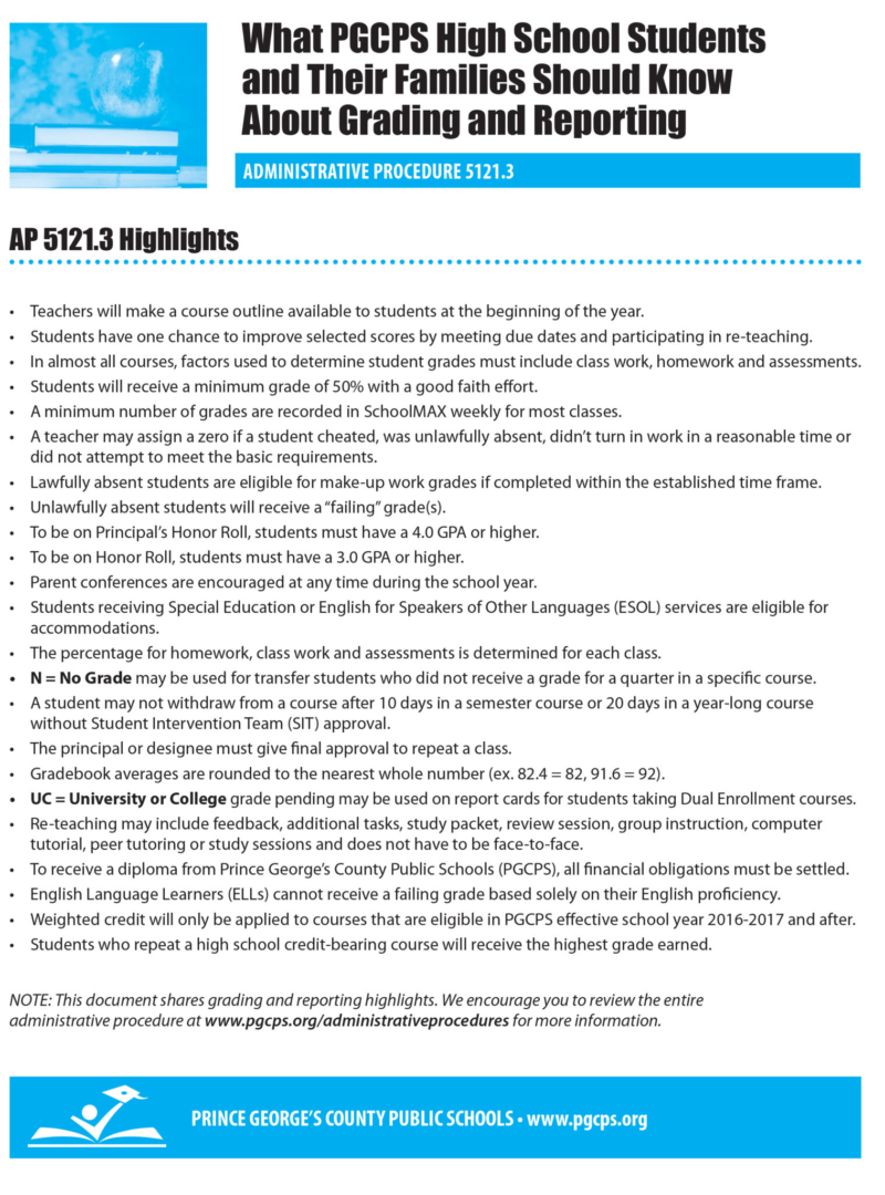 Grade Manager – Chesapeake Math and IT Academy North High School